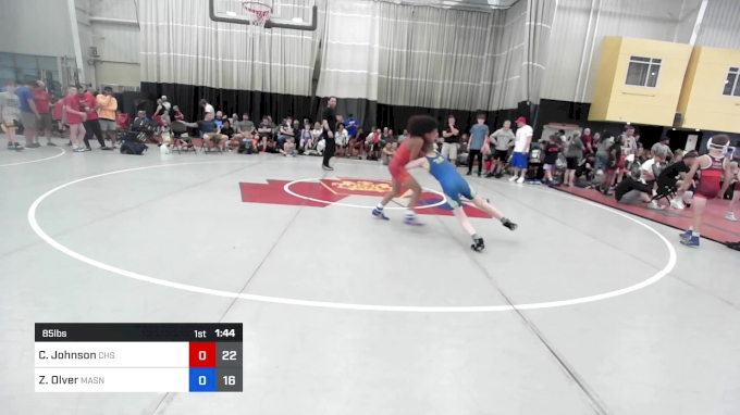 85 lbs Rr Rnd 2 - Cam Johnson, Carolina Hammer Squad vs Zavier Olver ...