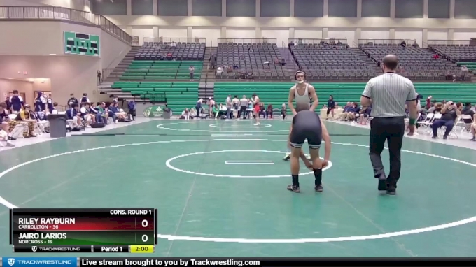157 lbs Quarters & 1st Wb (16 Team) - Riley Rayburn, Carrollton vs ...