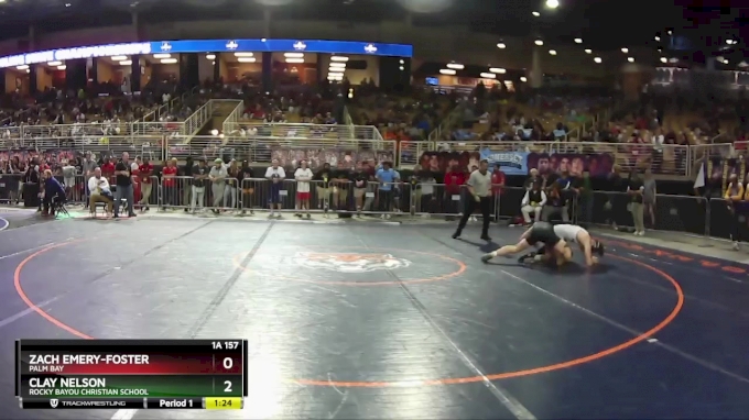 1A 157 lbs Champ. Round 1 - Zach Emery-Foster, Palm Bay vs Clay Nelson ...