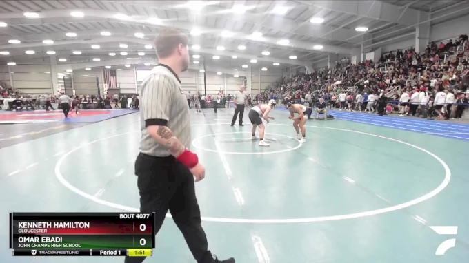 4-165 lbs Champ. Round 1 - Kenneth Hamilton, Gloucester vs Omar Ebadi ...