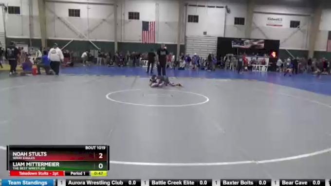 84 lbs Cons. Round 1 - Noah Stults, Wray Eagles vs Liam Mittermeier ...
