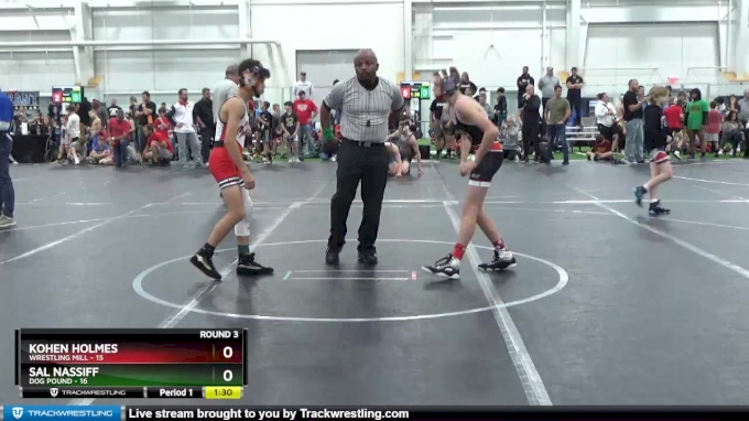 96 lbs Round 3 (8 Team) - Sal Nassiff, Dog Pound vs Kohen Holmes ...