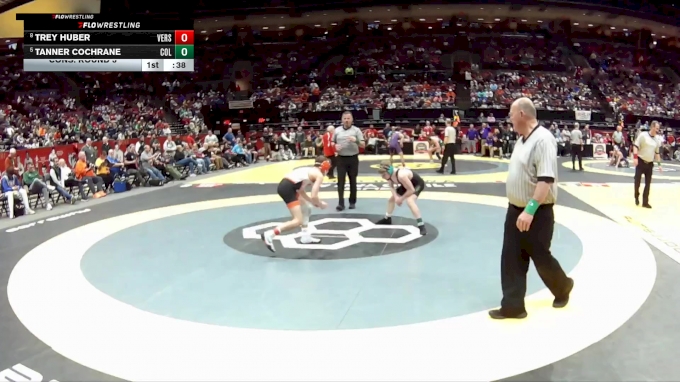 D3-113 lbs Cons. Round 3 - Tanner Cochrane, Columbia vs Trey Huber ...