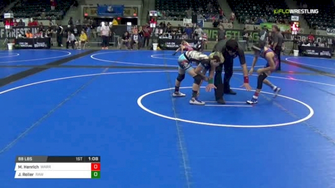88 lbs Semifinal - Matthew Henrich, Warriors Wrestling Academy vs Jace ...