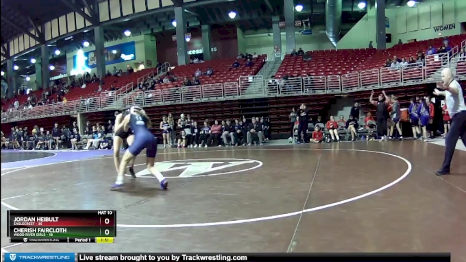120 lbs Round 2 (8 Team) - Jordan Heibult, Eaglecrest vs Cherish ...