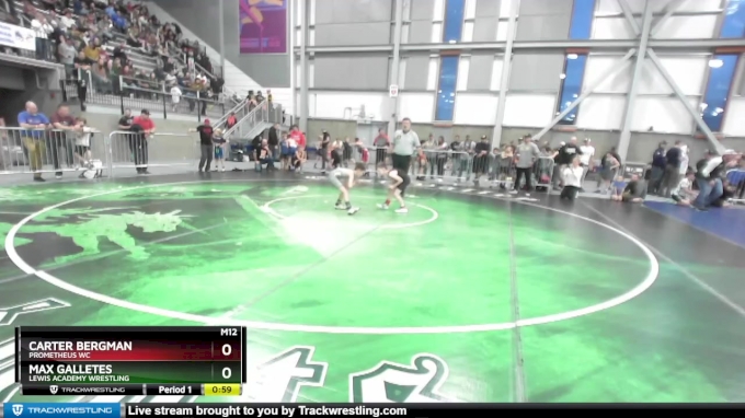 58 lbs Quarterfinal - Carter Bergman, Prometheus WC vs Max Galletes ...