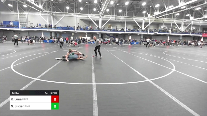 141 lbs Round Of 32 - Ryan Luna, Presbyterian College vs Nathan Lucier ...