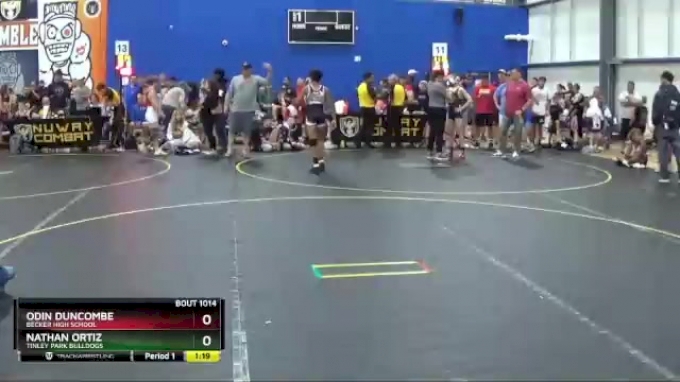 78 lbs Cons. Round 2 - Odin Duncombe, Becker High School vs Nathan ...