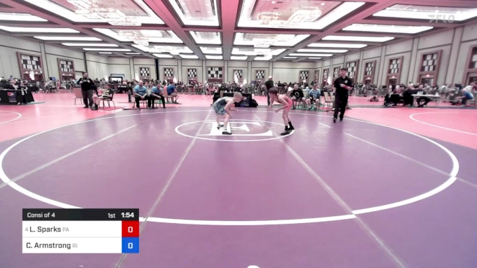 92 lbs Consi Of 4 - Lawson Sparks, Pa vs Chace Armstrong, Ri