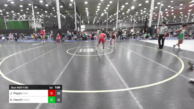 115 lbs Rr Rnd 4 - Jasiah Pagan, Gold Medal WC vs Keaghan Hewitt, Team ...