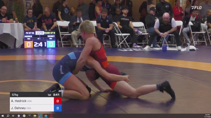 57 kg Round Of 16 - Alexandra Wray Hedrick, USA vs Jaclyn Dehney, USA