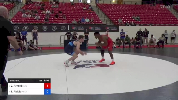 79 kg Quarters - Gabriel Arnold, Level Up Wrestling Center vs Ethan ...