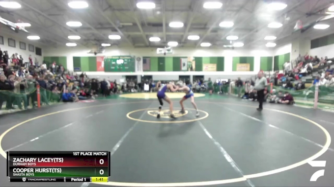 115TS 1st Place Match - Zachary Lacey(TS), Durham Boys vs Cooper Hurst ...