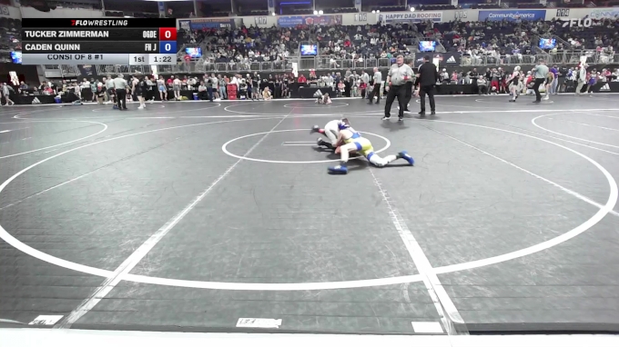 85 lbs Consi Of 8 #1 - Tucker Zimmerman, Ogden's Outlaws vs Caden Quinn ...