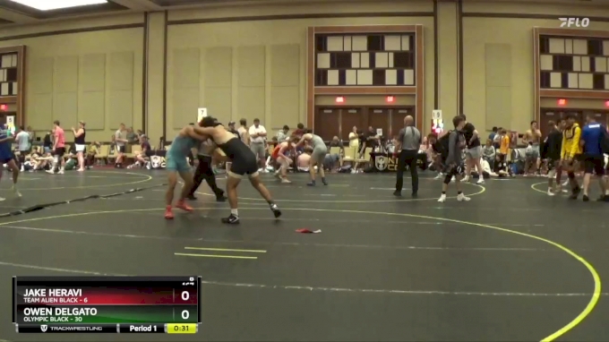 167 lbs Semis & 1st Wrestleback (8 Team) - Owen Delgato, Olympic Black vs Jake Heravi, Team ...