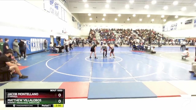 132 lbs Champ. Round 1 - Matthew Villalobos, Downey Highschool ...