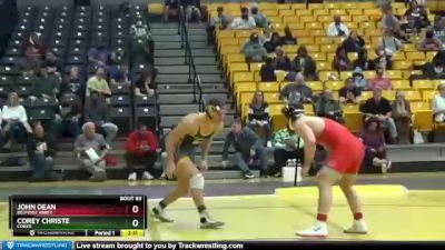 165 lbs Semifinal - John Dean, Belmont Abbey vs Corey Christe, Coker