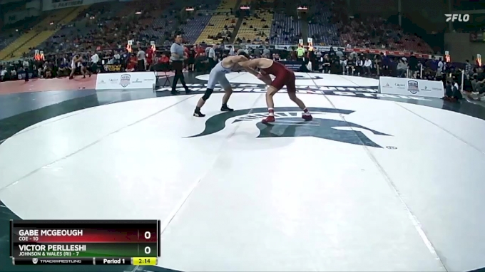 157 lbs Placement Matches (16 Team) - Gabe McGeough, Coe vs Victor ...