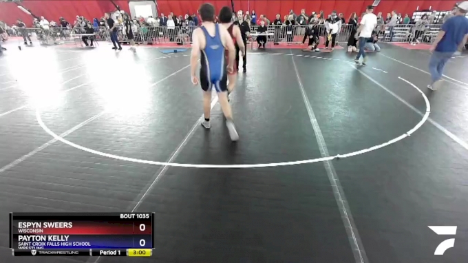 182 lbs Champ. Round 1 - Espyn Sweers, Wisconsin vs Payton Kelly, Saint ...