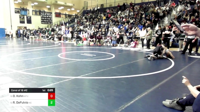 145 lbs Consi Of 16 #2 - Dustin Kohn, Mountain View vs Richie DeFulvio ...