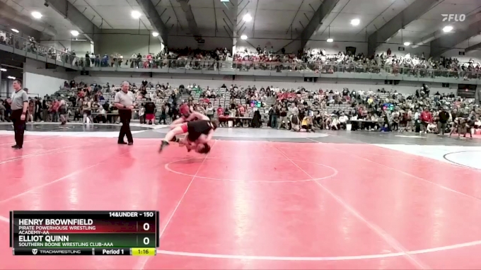 150 lbs Quarterfinal - HENRY BROWNFIELD, Pirate Powerhouse Wrestling ...