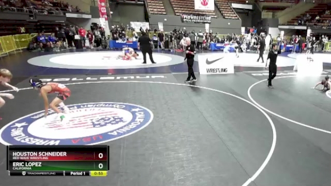 102 lbs Cons. Round 1 - Houston Schneider, Red Wave Wrestling vs Eric ...