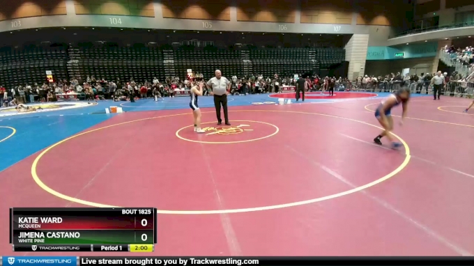 126 lbs Quarterfinal - Katie Ward, McQueen vs Jimena Castano, White Pine