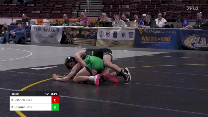 114 lbs Cons Round 1 - Cole Patrick, Wyalusing vs Chase Shaner, Hughesville