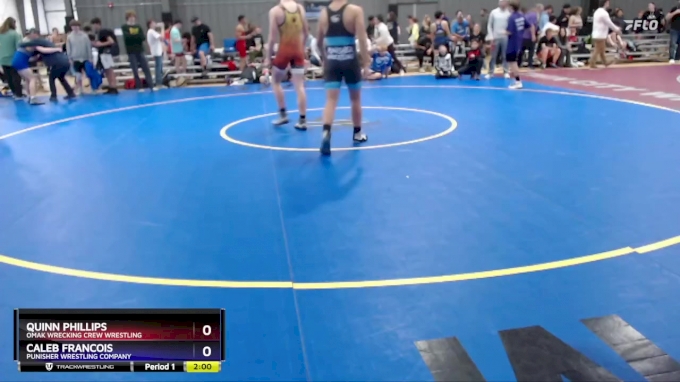 165 lbs Round 3 - Quinn Phillips, Omak Wrecking Crew Wrestling vs Caleb ...