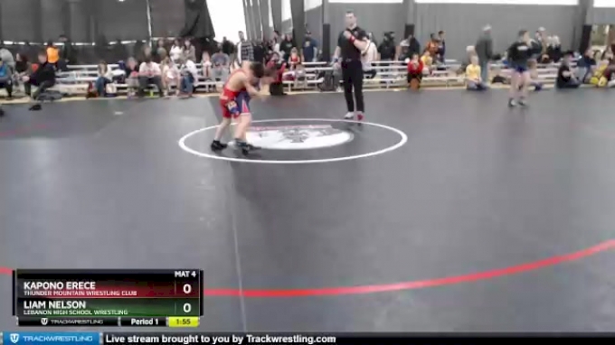 62 lbs Cons. Semi - Liam Nelson, Lebanon High School Wrestling vs ...