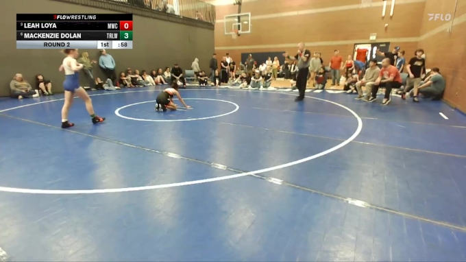 101 lbs Round 2 - Leah Loya, Madison Wrestling Club vs Mackenzie Dolan ...