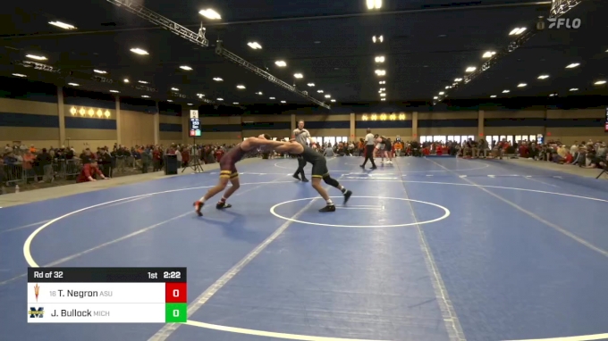 184 lbs Rd Of 32 - Tony Negron, Arizona State vs Jaden Bullock, Michigan