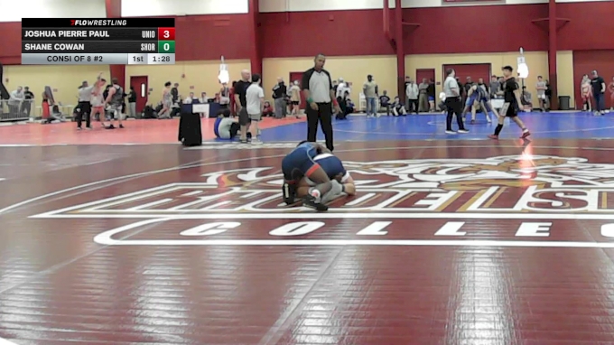120 lbs Consi Of 8 #2 - Joshua Pierre Paul, Uniondale vs Shane Cowan ...