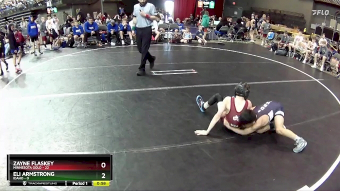 70 lbs Round 4 (6 Team) - Zayne Flaskey, Minnesota Gold vs Eli ...