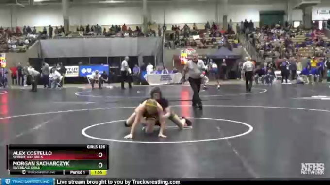 Girls 126 lbs Champ. Round 1 - Alex Costello, Science Hill Girls vs ...