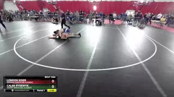 182 lbs Cons. Round 4 - London Kiser, Kenosha Wrestling Academy vs ...