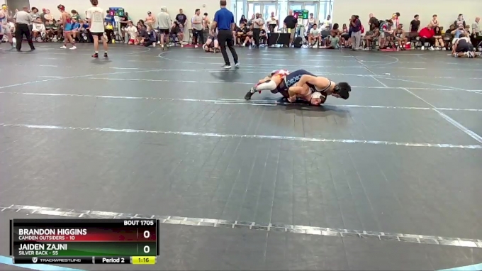 138 lbs Champ. Round 1 - Brandon Higgins, Camden Outsiders vs Jaiden ...