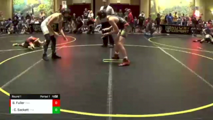140 lbs Round 1 - Cole Sackett, Team Hammer Academy vs Braydyn Fuller ...