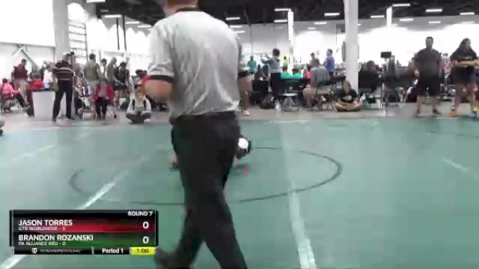 126 lbs Round 7 (8 Team) - Jason Torres, GTB Worldwide vs Brandon ...