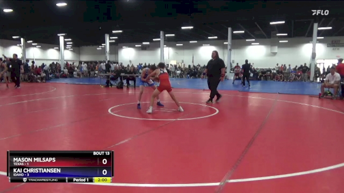 106 lbs Placement Matches (8 Team) - Mason Milsaps, Texas vs Kai ...