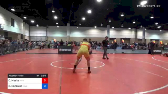 182 kg Quarterfinal - Camden Meeks, Missouri vs Gervacio Gonzalez, Wave ...