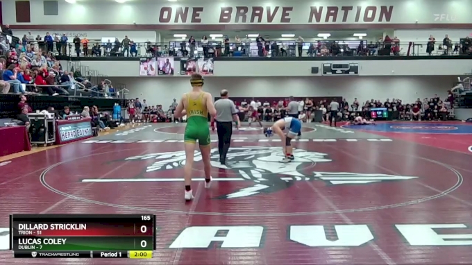 165 lbs Quarters & 1st Wb (16 Team) - Lucas Coley, Dublin vs Dillard ...