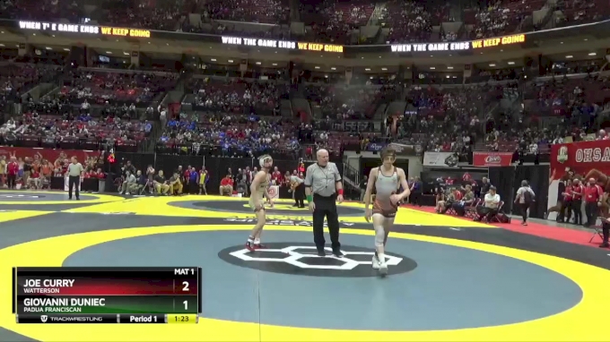 D2-120 lbs Champ. Round 1 - Joe Curry, Watterson vs Giovanni Duniec ...