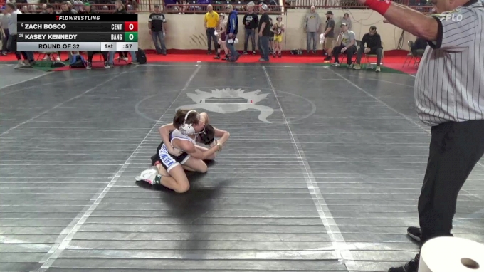 80_B lbs Round Of 32 - Zach Bosco, Central Valley vs Kasey Kennedy, Bangor