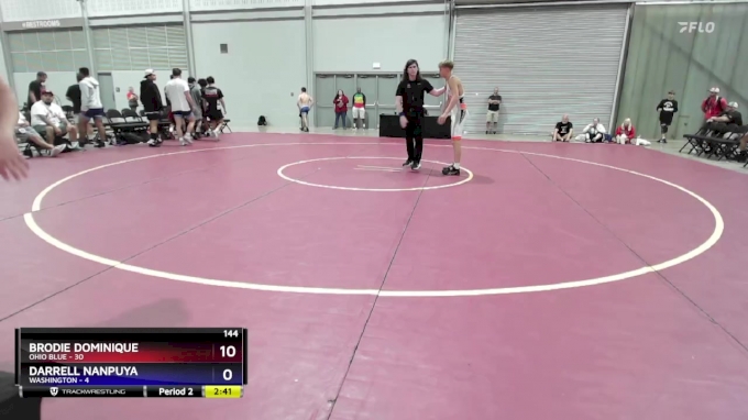 150 lbs Semis & 3rd Wb (16 Team) - Jaxon Joy, Ohio Blue vs Gil Mossburg ...