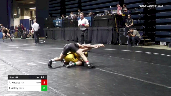 157 lbs Round Of 32 - Aj Kovacs, North Carolina St vs Tommy Askey ...