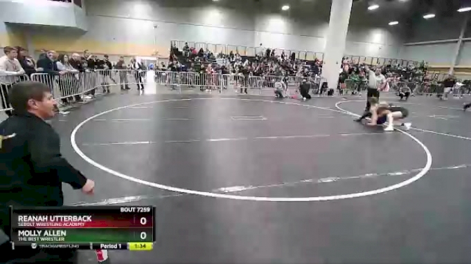 106 lbs Semifinal - Reanah Utterback, Sebolt Wrestling Academy vs Molly ...