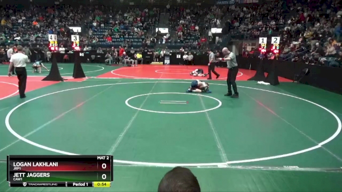 60 lbs Champ. Round 2 - Jett Jaggers, CAW1 vs Logan Lakhlani, JRP1