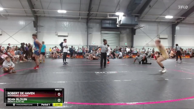 165 lbs Quarterfinal - Sean Blouin, Bronco Elite WC vs Robert De Haven ...