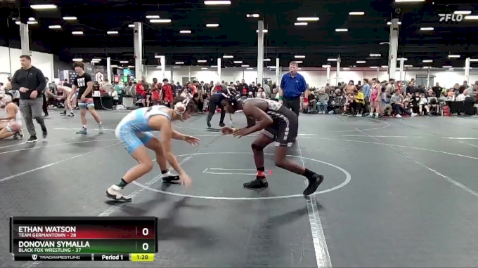 140 lbs Round 2 (4 Team) - Donovan Symalla, Black Fox Wrestling vs ...